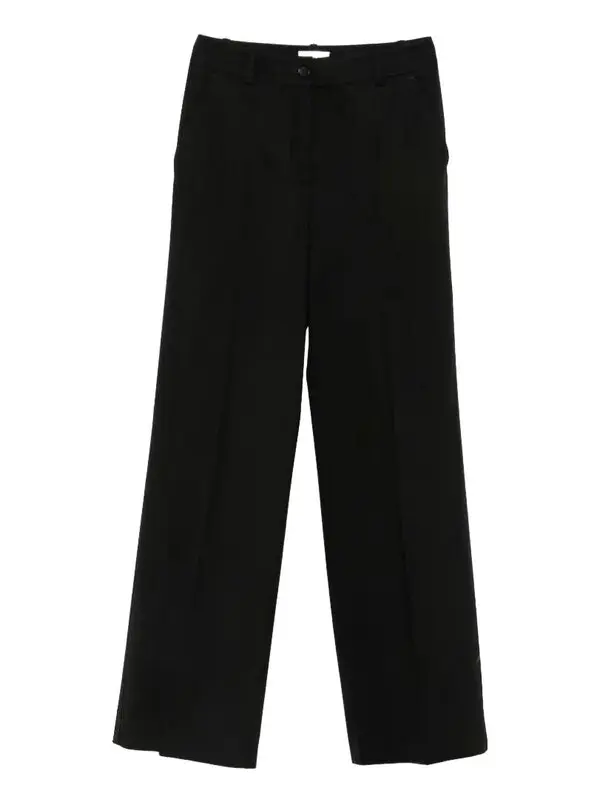 P.a.r.o.s.h Tailored Straight-leg Trousers - Black