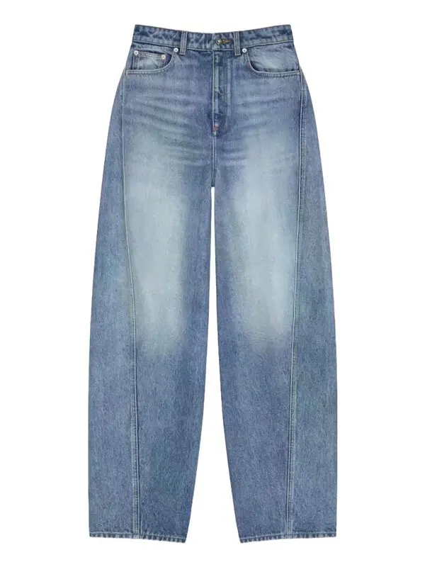 Givenchy Light Wash Cocoon Jeans - Blue