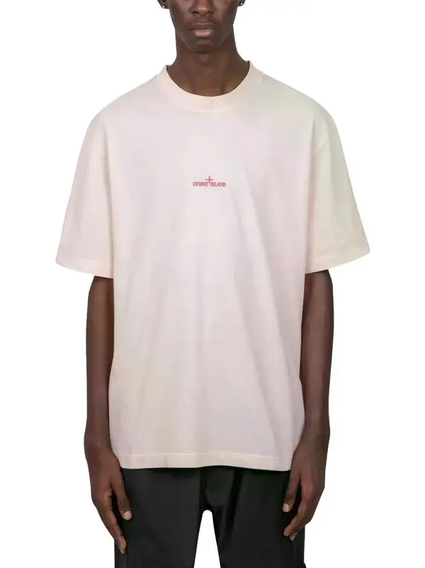 Stone Island Regular-fit T-shirt With Desert Print - Pink