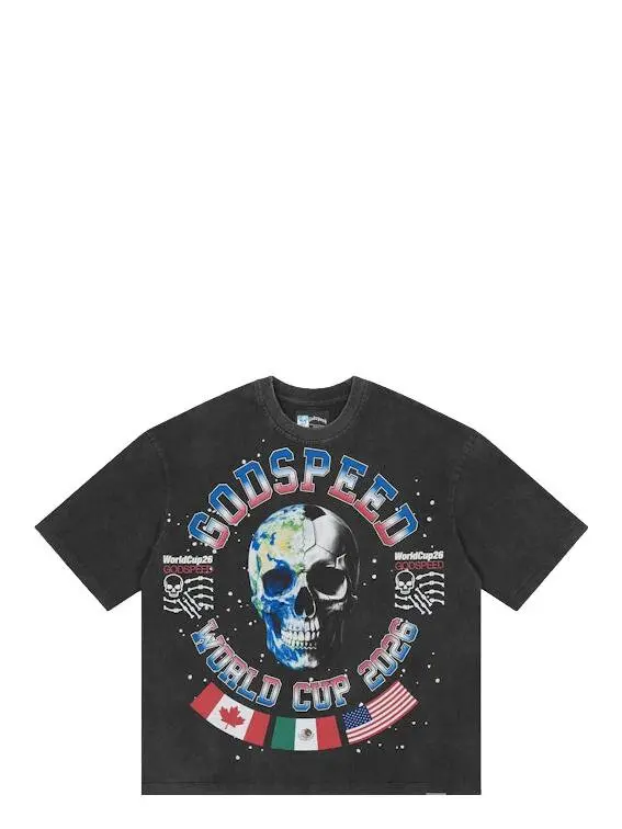 GODSPEED Planet Futbol T-shirt - Black
