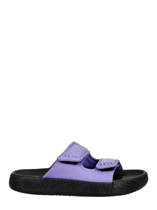 VEJA Etna Bold Leather Slides - Purple