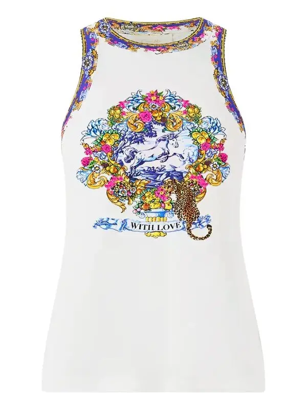 Camilla España Nirvana Tank Top - White
