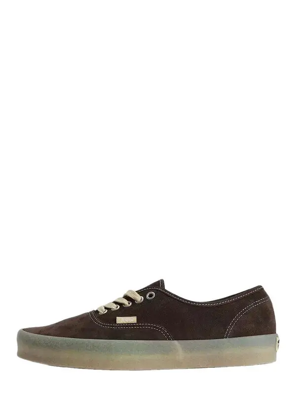 VANS Authentic Suede Low Top Lace-up Sneakers - Brown