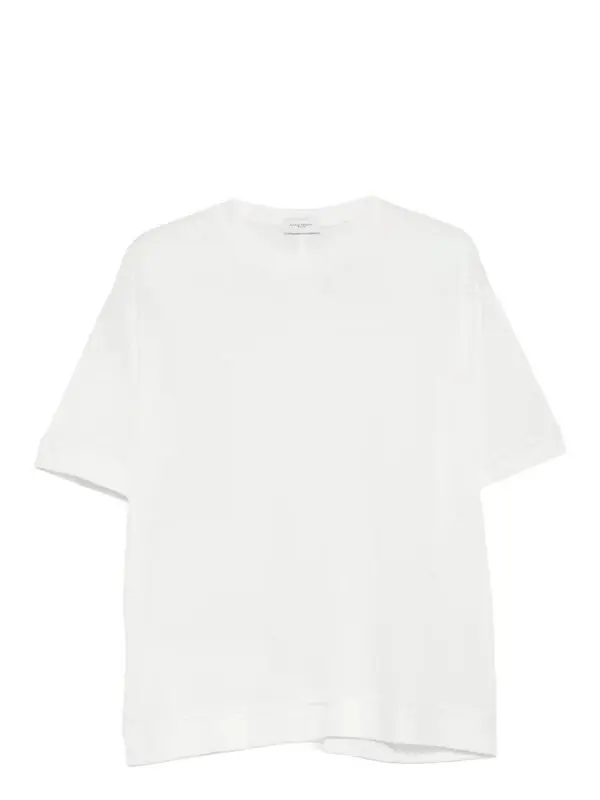 PAOLO PECORA Ribbed-trim T-shirt - White