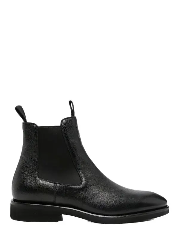 TOM FORD Leather Chelsea Boots - Black