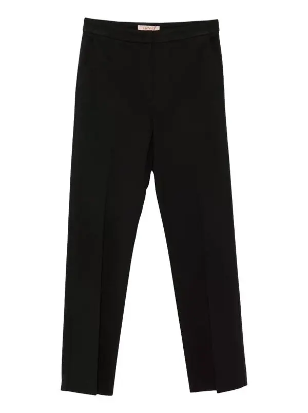 TWINSET Concealed Fastening Straight-leg Trousers - Black