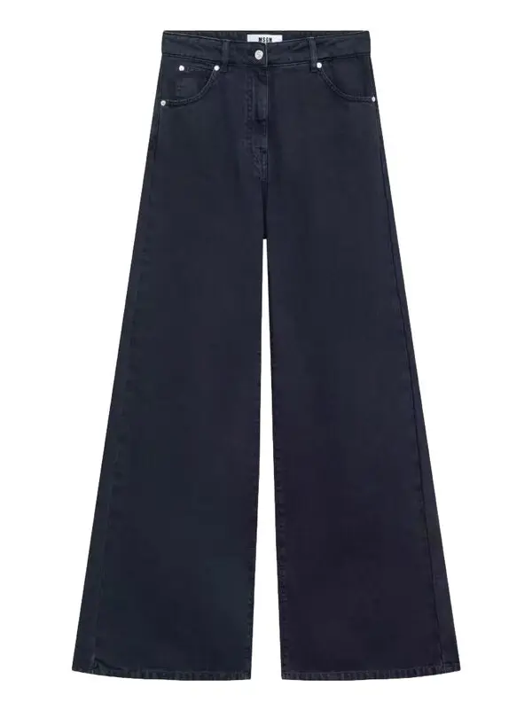 MSGM Wide-leg Jeans - Blue