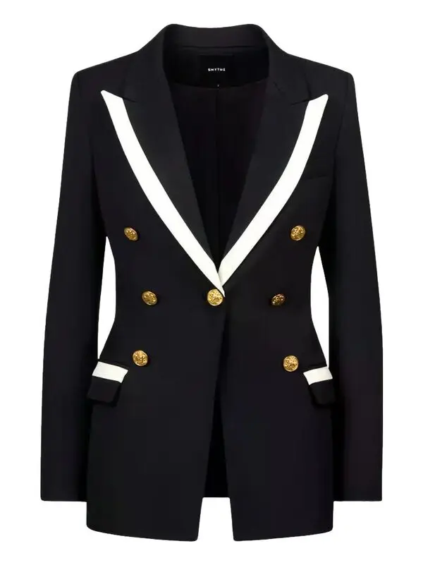 Smythe Double Breasted Blazer - Black