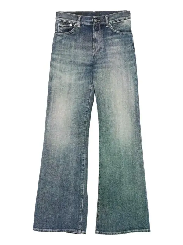 DONDUP Amber Wide-leg Jeans - Blue