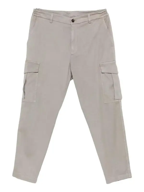 Eleventy Flap-pocket Trousers - Green
