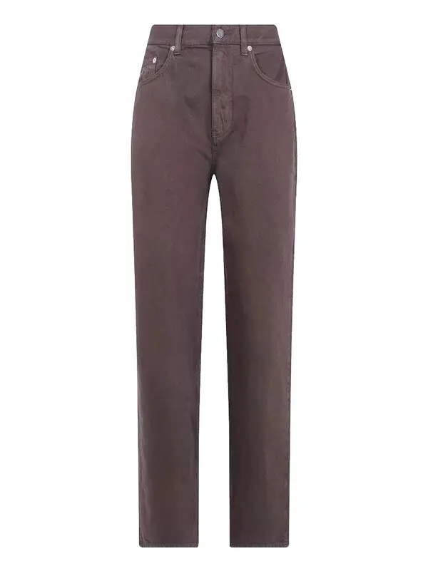 Loulou De Saison Straight-leg Jeans - Brown