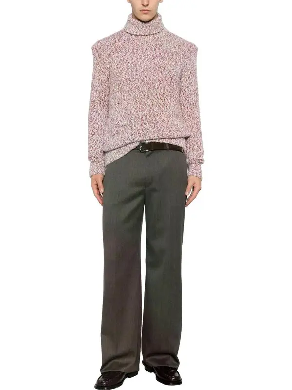 Eleventy Roll Neck Sweater - Red