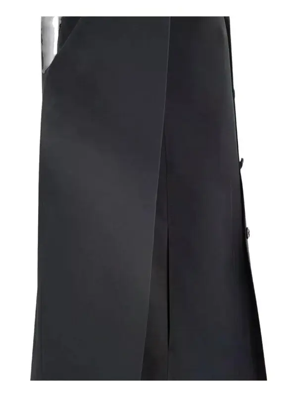JIL SANDER Deconstructed Recycled Polyester Jacket - Black