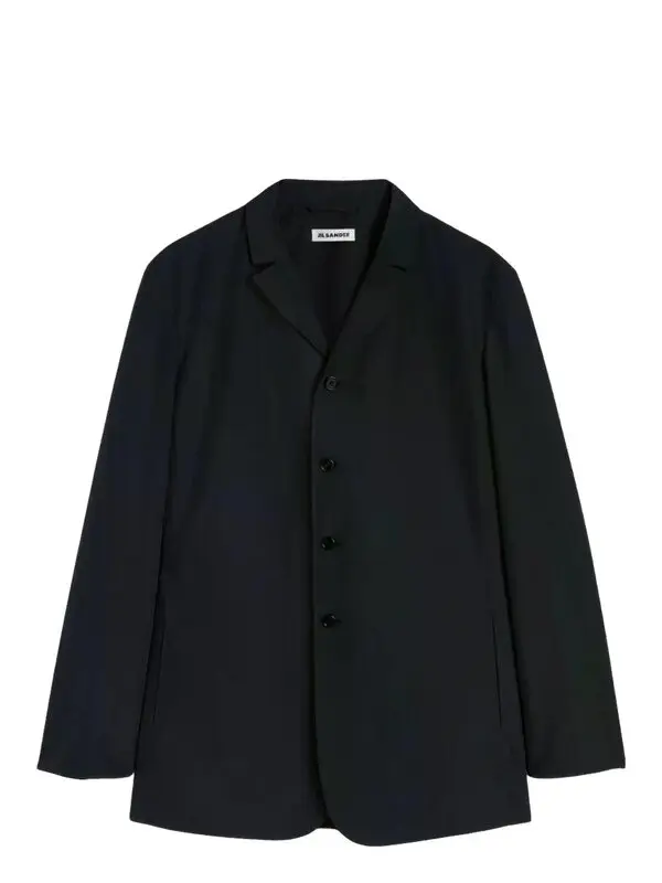JIL SANDER Deconstructed Recycled Polyester Jacket - Black