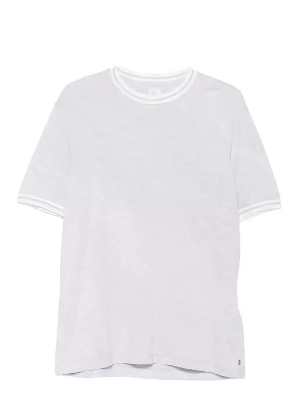 Eleventy Tipped-trim T-shirt - Grey