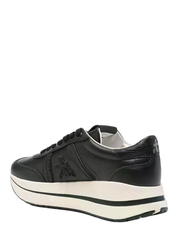 Premiata Bethcoin Leather Sneakers - Black