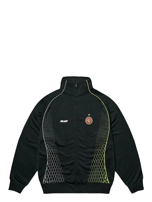 PALACE Pro Team Polyknit Funnel Jacket - Black