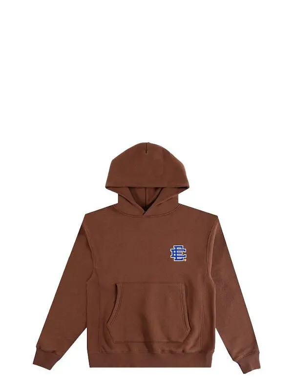 ERIC EMANUEL Ee Basic Hoodie - Brown/blue