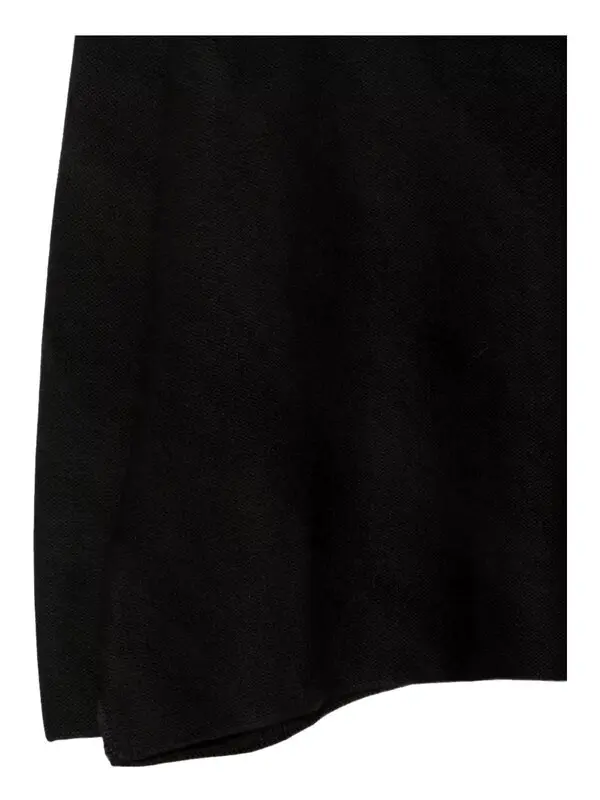 DANIELA GREGIS Fine-knit Drop-shoulder Knit - Black