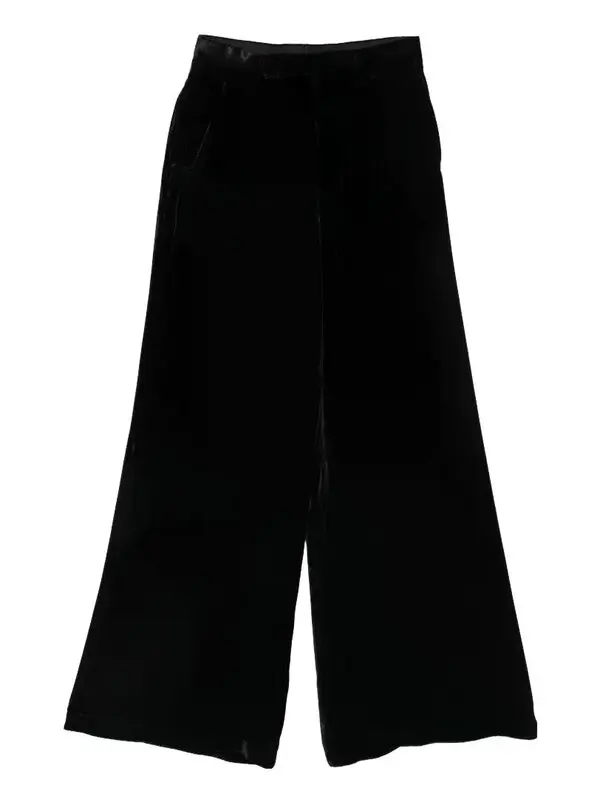 Rick Owens Velvet Trousers - Black