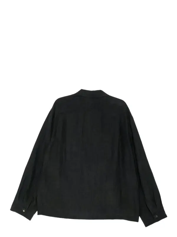 ZIGGY CHEN Spread-collar Jacket - Black