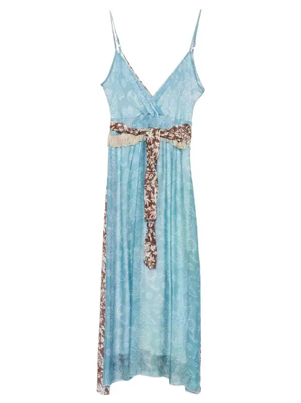 BIKINI MI.MA Paisley-print Fringed Maxi Dress - Bright