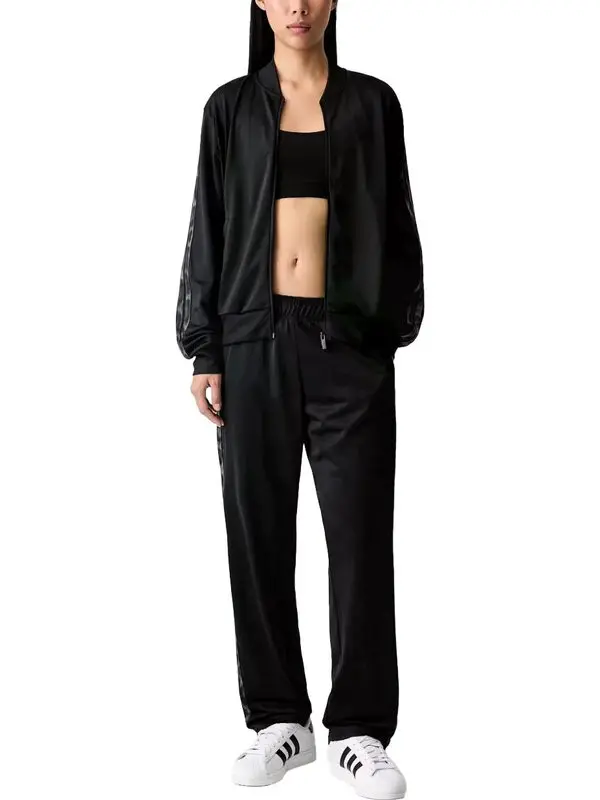 Adidas Animal Pattern Detail Logo Tracksuit - Black