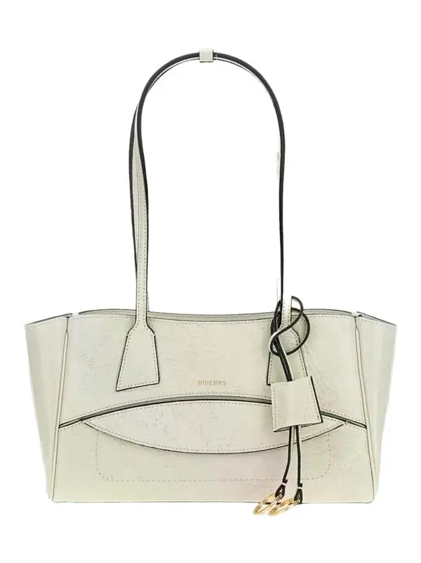 HIDESINS Leather Glossed Tote Bag - Neutrals