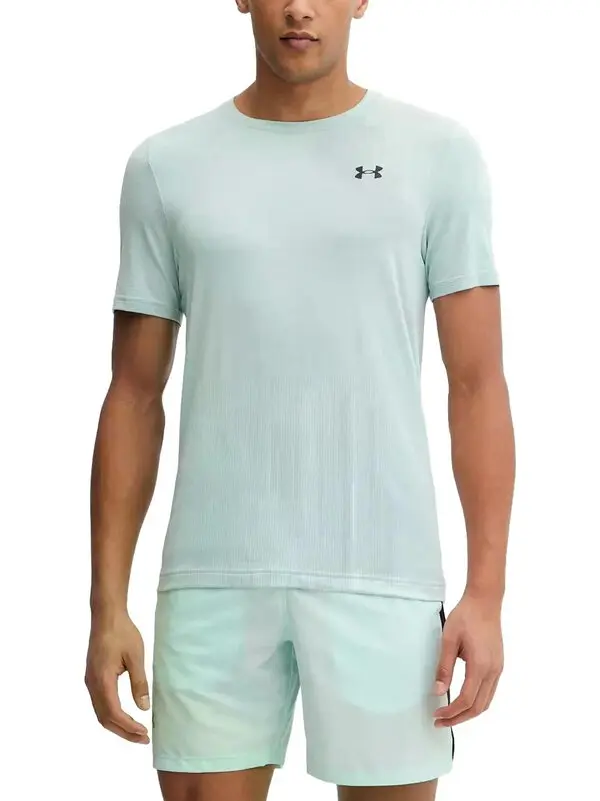 Under Armour Vanish Elite Seamless Logo Print Short Sleeve T-shirt - Blue