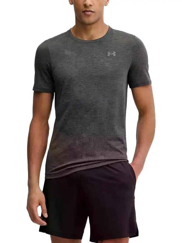 Under Armour Vanish Elite Seamless Logo-print Short-sleeve T-shirt - Grey