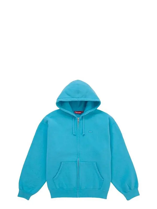 Supreme Small Box Zip Up Sweatshirt - Light Blue