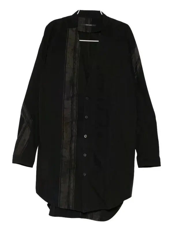 D HYGEN Striped Shirt - Black