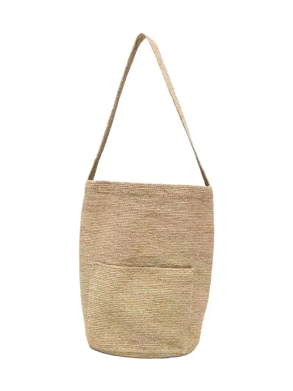 SOPHIE DIGARD Woven Shoulder Bag - Neutrals