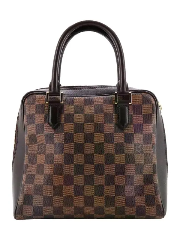 LOUIS VUITTON Damier Brera Satchel Handbag - Brown