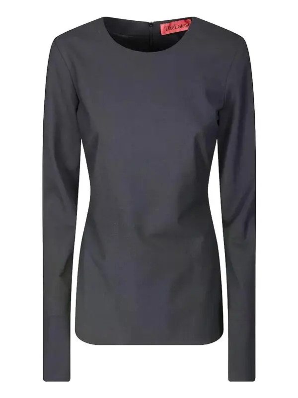 THELATEST Elisa Long-sleeve Top - Black