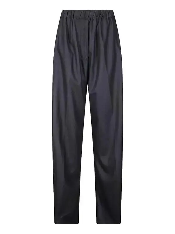 THELATEST Dora Elasticated-waistband Palazzo Pants - Black