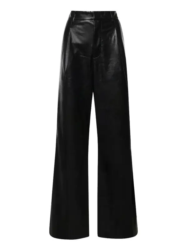 Andamane Pleated Trousers - Black