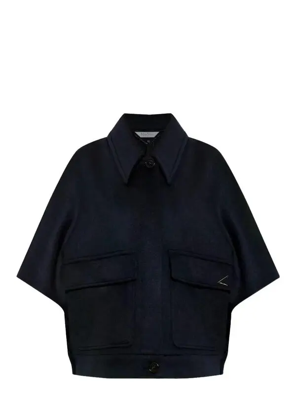 Max Mara Cashmere Poncho - Blue