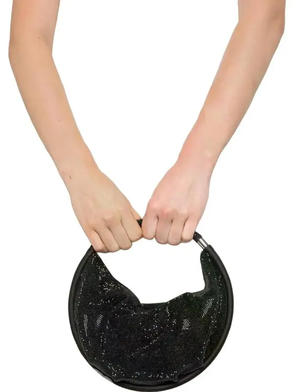 TWENTY FOURHAITCH Gracioneta Crystal-embellished Tote Bag - Black