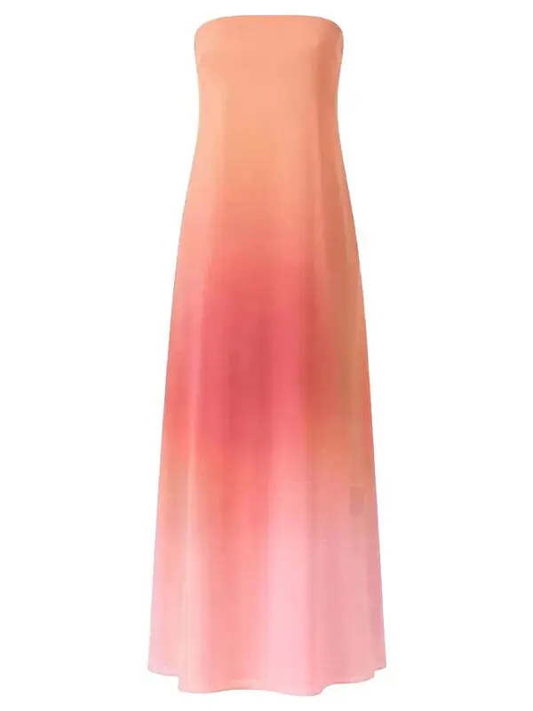 BAOBAB Nara Strapless Ombré Maxi Dress - Orange