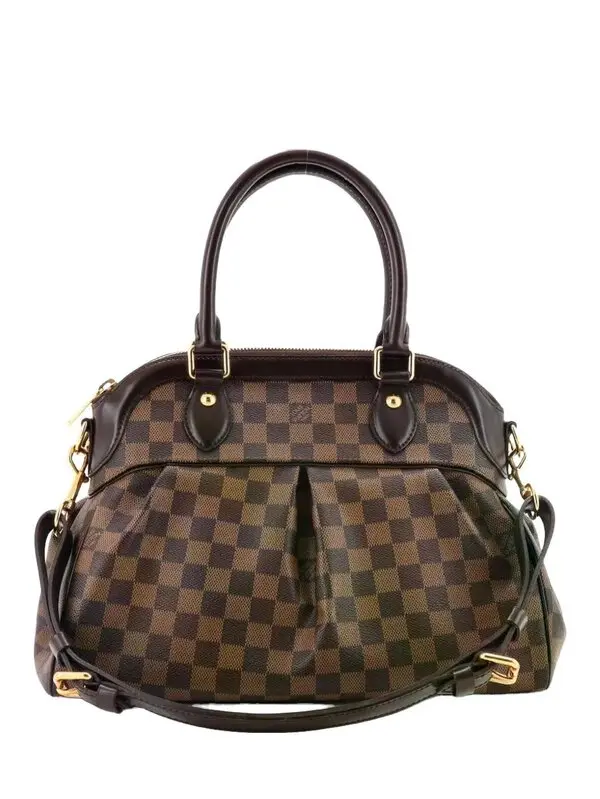 LOUIS VUITTON Trevi Handbag Damier Pm Satchel - Brown