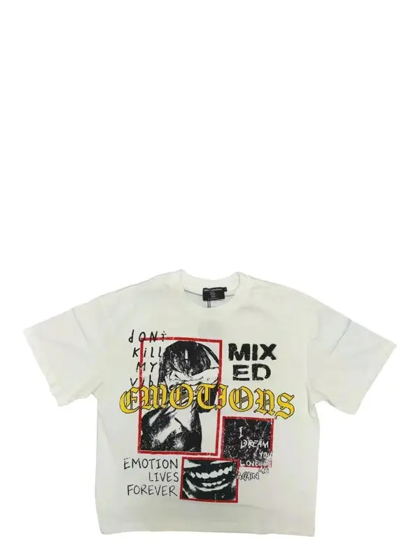 Mixed Emotion Forever Graphic-print T-shirt - White