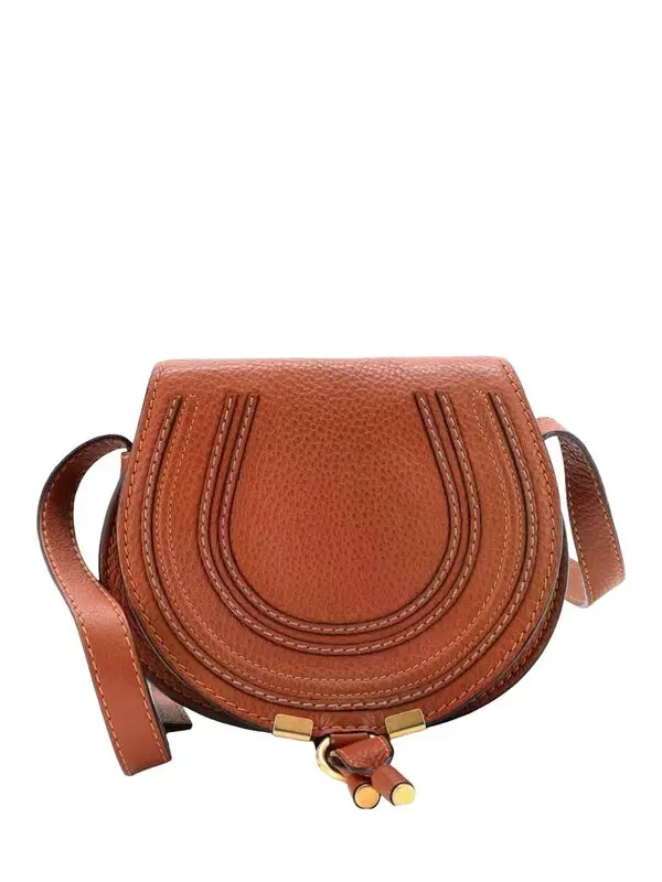 Prada Re-edition Saffiano Leather Mini Shoulder Bag - Orange