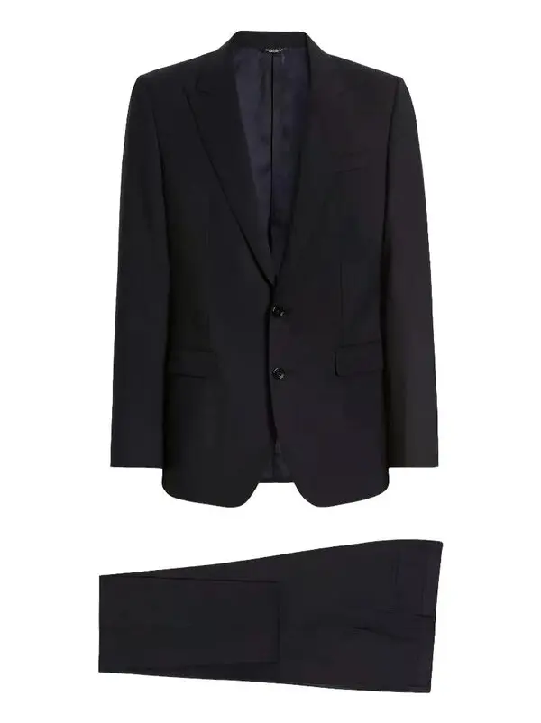 Dolce & Gabbana Peak-lapel Single-breasted Suit - Blue