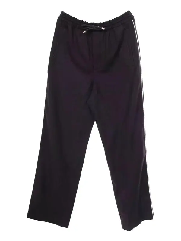 Loewe 2010s Anagram Drawstring Track Pants - Black