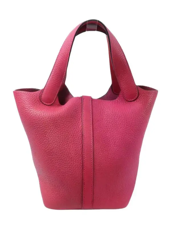 Hermès Picotin Leather Tote Bag - Pink
