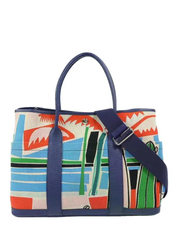 Hermès Pm Garden Party Two-way Handbag - Blue