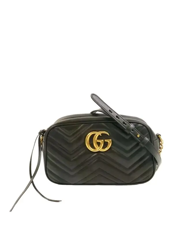 Gucci Gg Marmont Cross Body Bag - Black