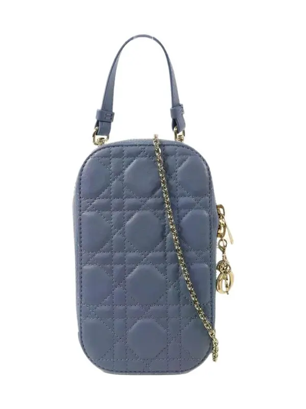 Dior Lady Phone Holder Bag - Blue