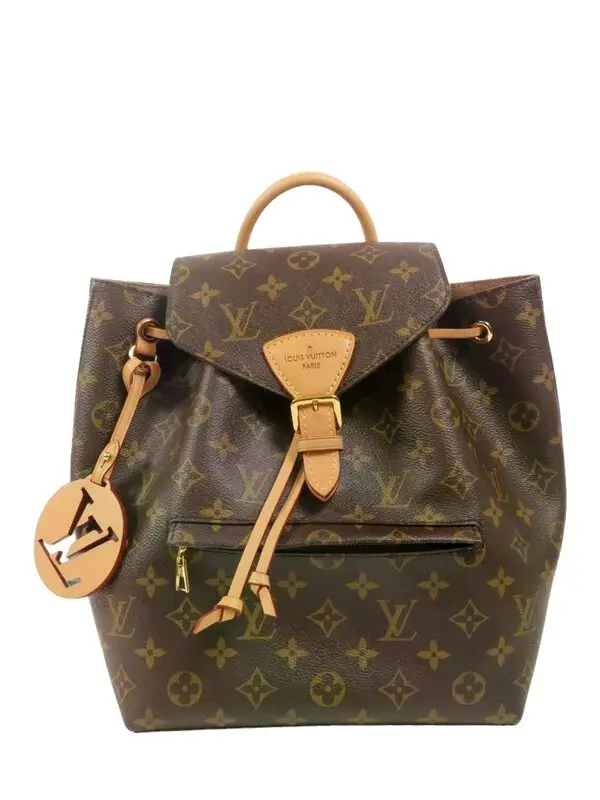LOUIS VUITTON Montsouris Monogram Backpack - Brown